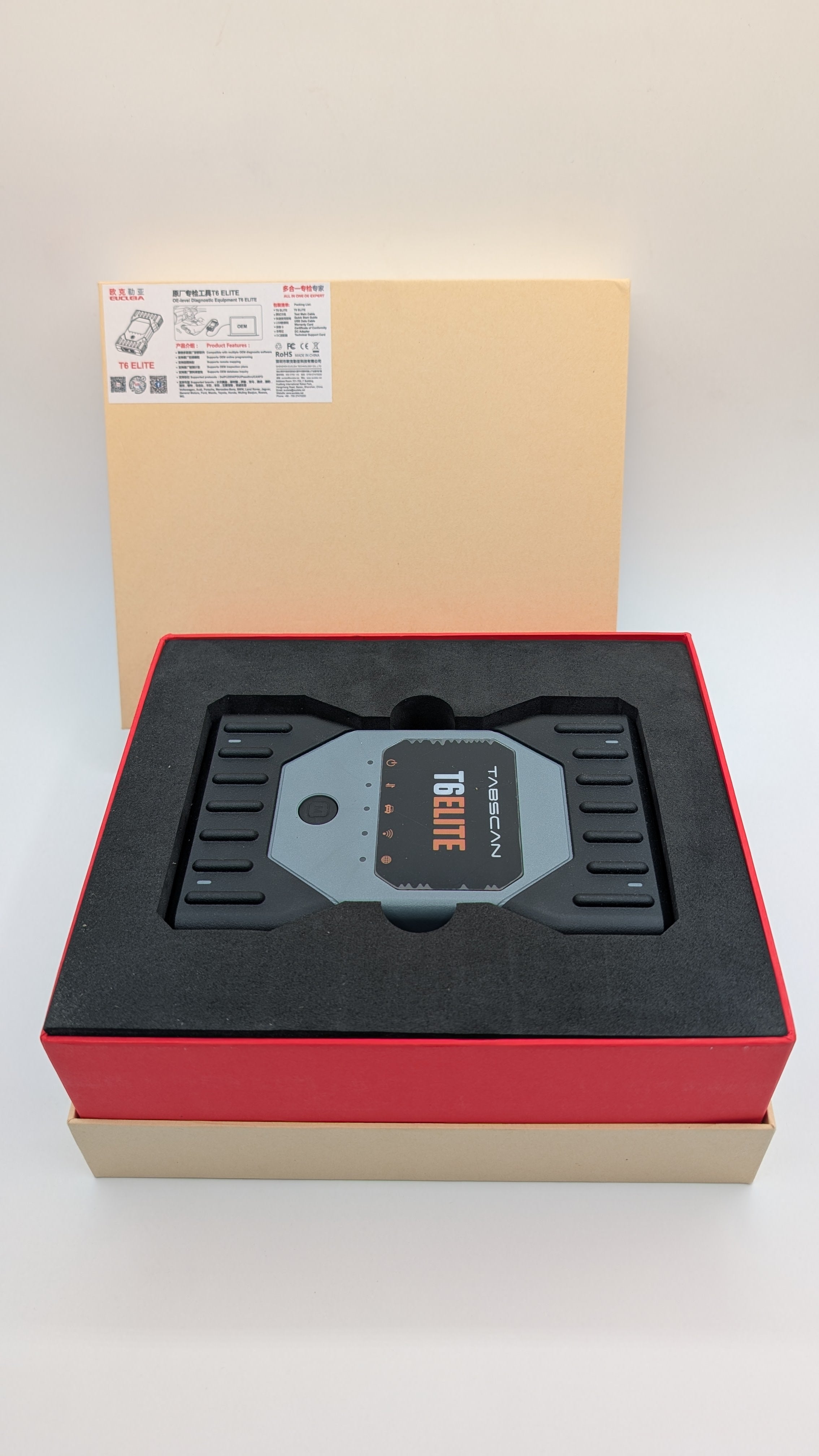 TabScan T6 Elite - Universal VCI & Diagnostic Tool - 13 in 1 Multiplex ...